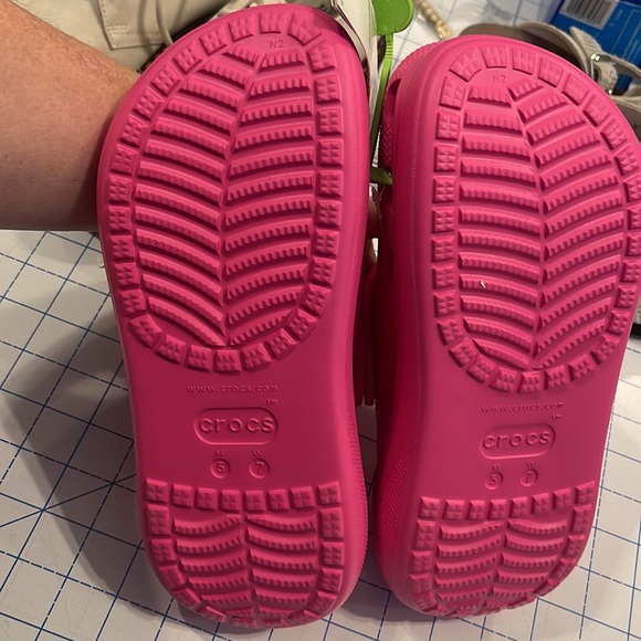 CROCS | Shoes | Crocs Classic Crush Clog Hot Pink | Poshmark